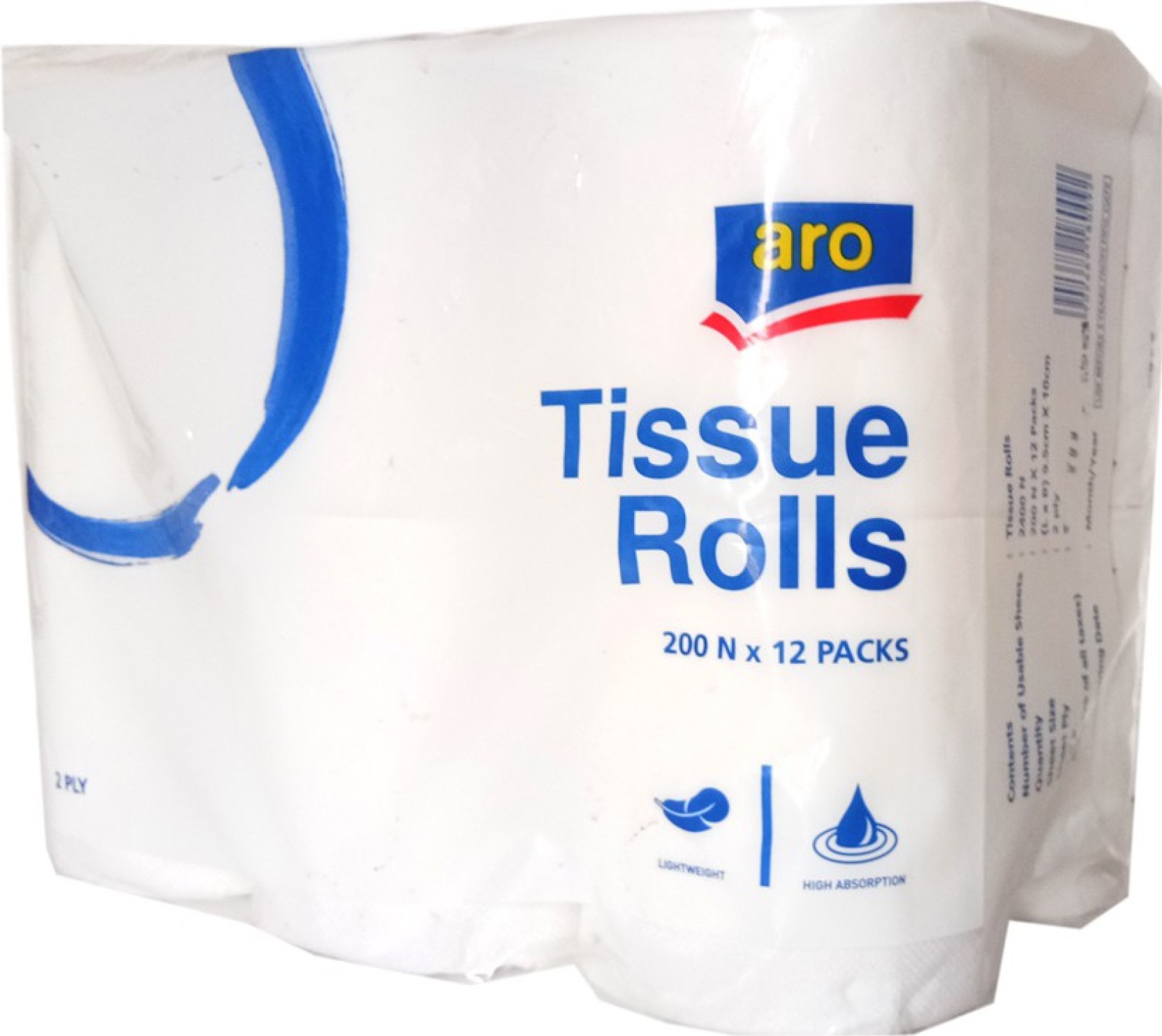Buy Aro Tissue Rolls, 200 Pulls (Pack Of 6) Online @ ₹299 from ShopClues