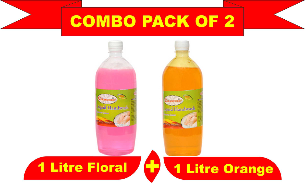 Buy Liquid Hand Wash 1000ml Pack of 2 of Flora + Orange Online @ ₹849 ...