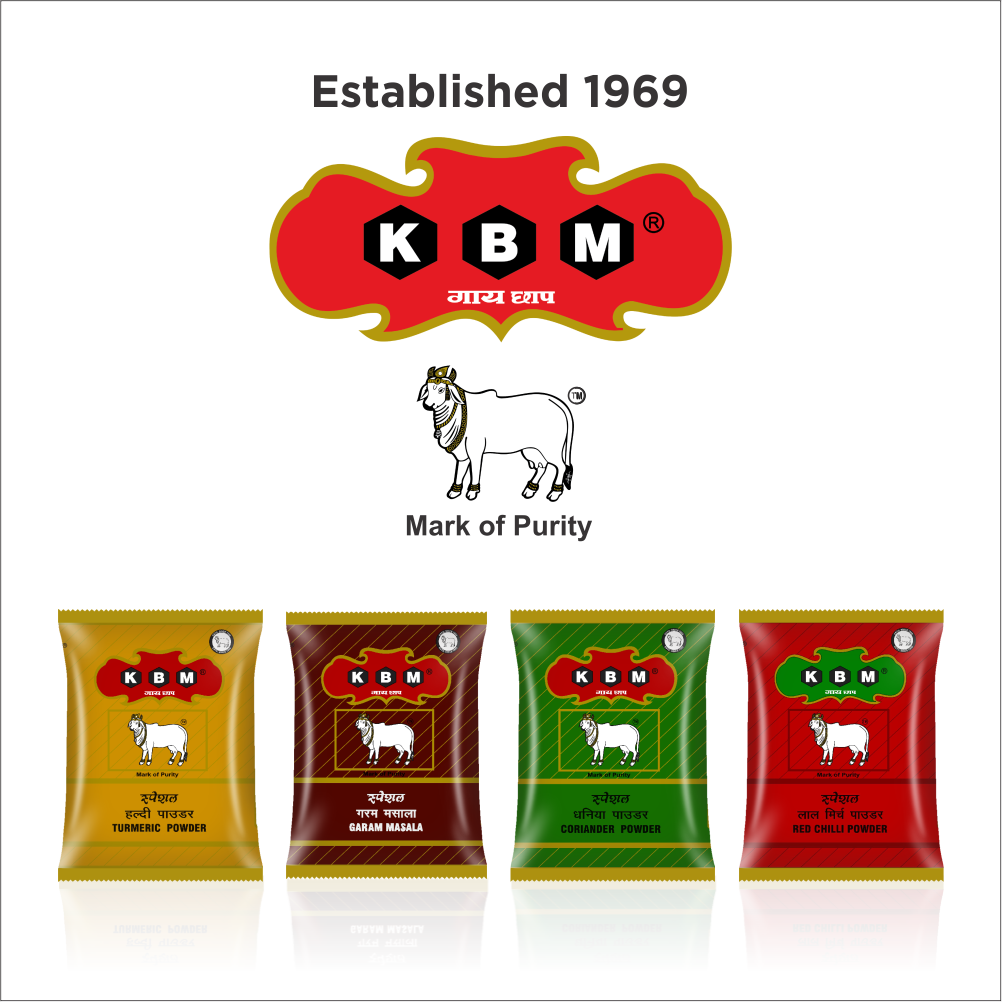 Buy KBM Gai Chaap Combo - Lal Mirch, Dhaniya, Haldi and Garam Masala ...