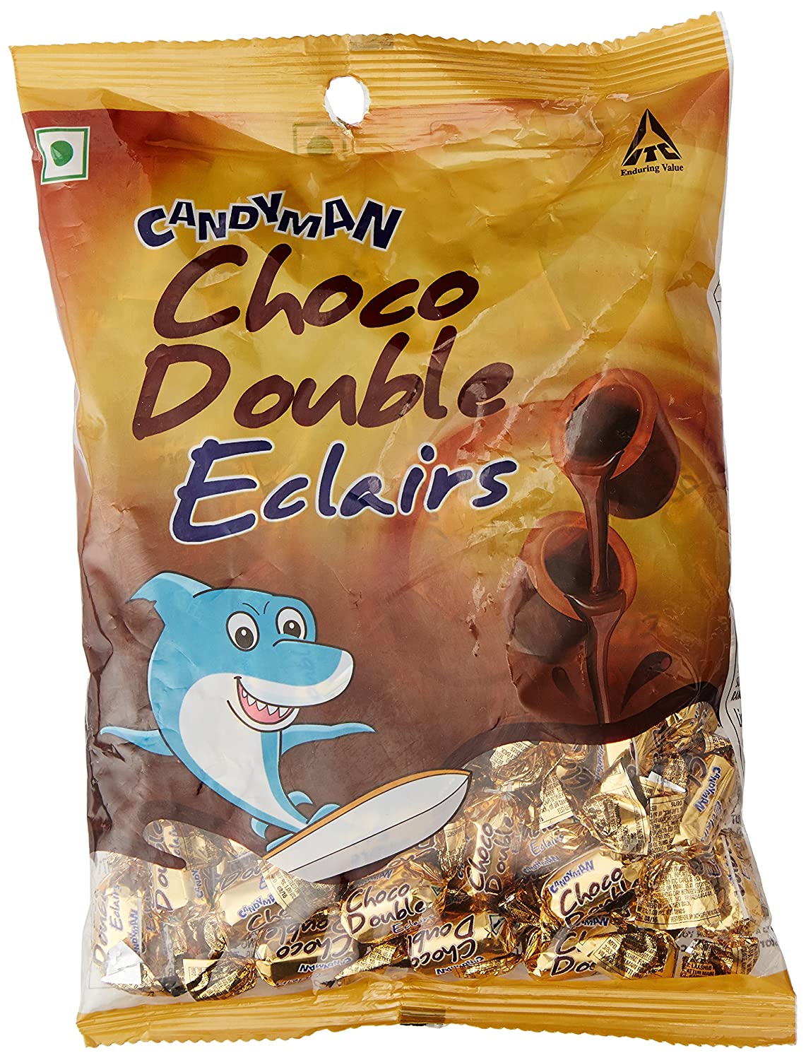 Buy Candyman Choco Double Eclairs Pouch(380g) Online @ ₹100 from ShopClues