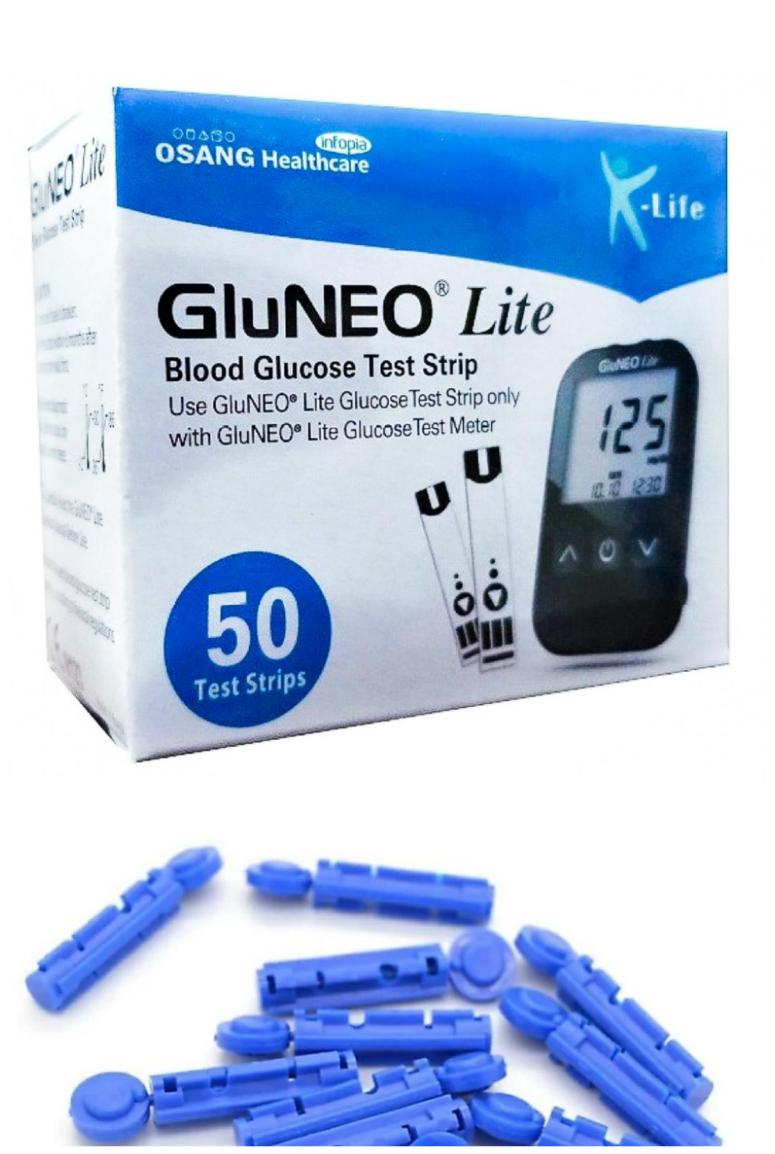 Buy GluNEO LIte 50 Strip with 100 Lancet Online @ ₹650 from ShopClues