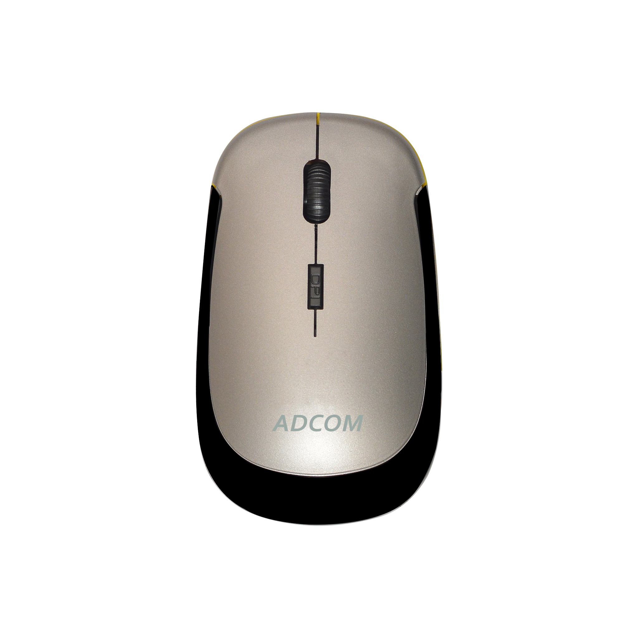 Buy Adcom 4D Slim Wireless Optical Mouse With Nano Receiver (Metallic ...