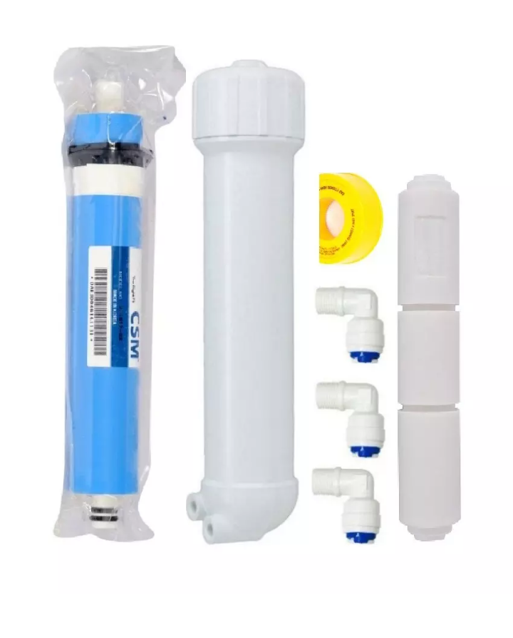 Buy RO Membrane CSM80 GPD + Membrane Housing + FR 450+ Taflon Tape ...