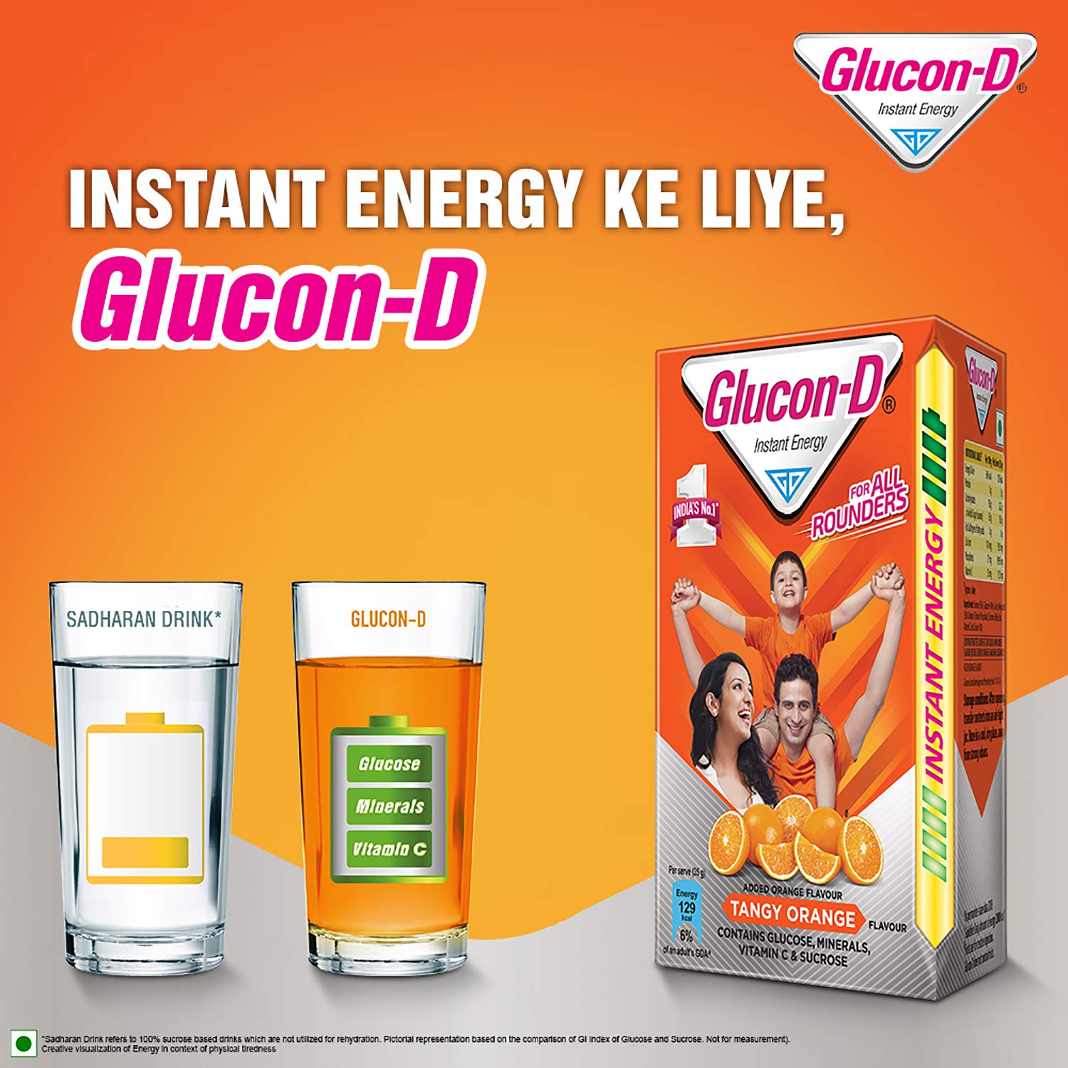 Buy Glucon-D-Original Energy Drink Ctn-125 Gm Online @ ₹28 from ShopClues