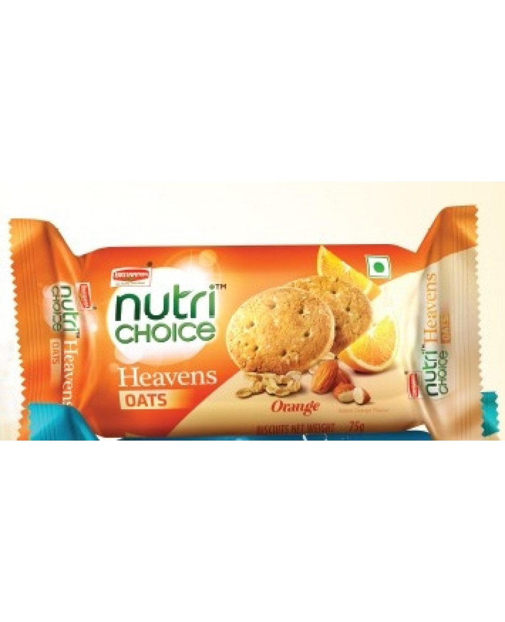 Buy Britannia-Nutri Choice Oats Orange Biscuits-75 Gm Online @ ₹20 from ...