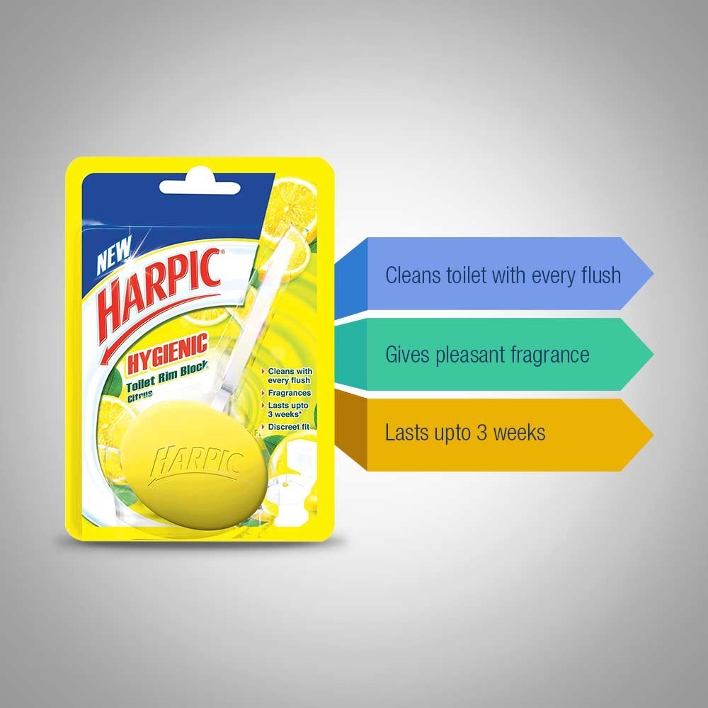 Buy Harpic-Hygiene Toilet Rim Block-26 Gm Online @ ₹74 from ShopClues