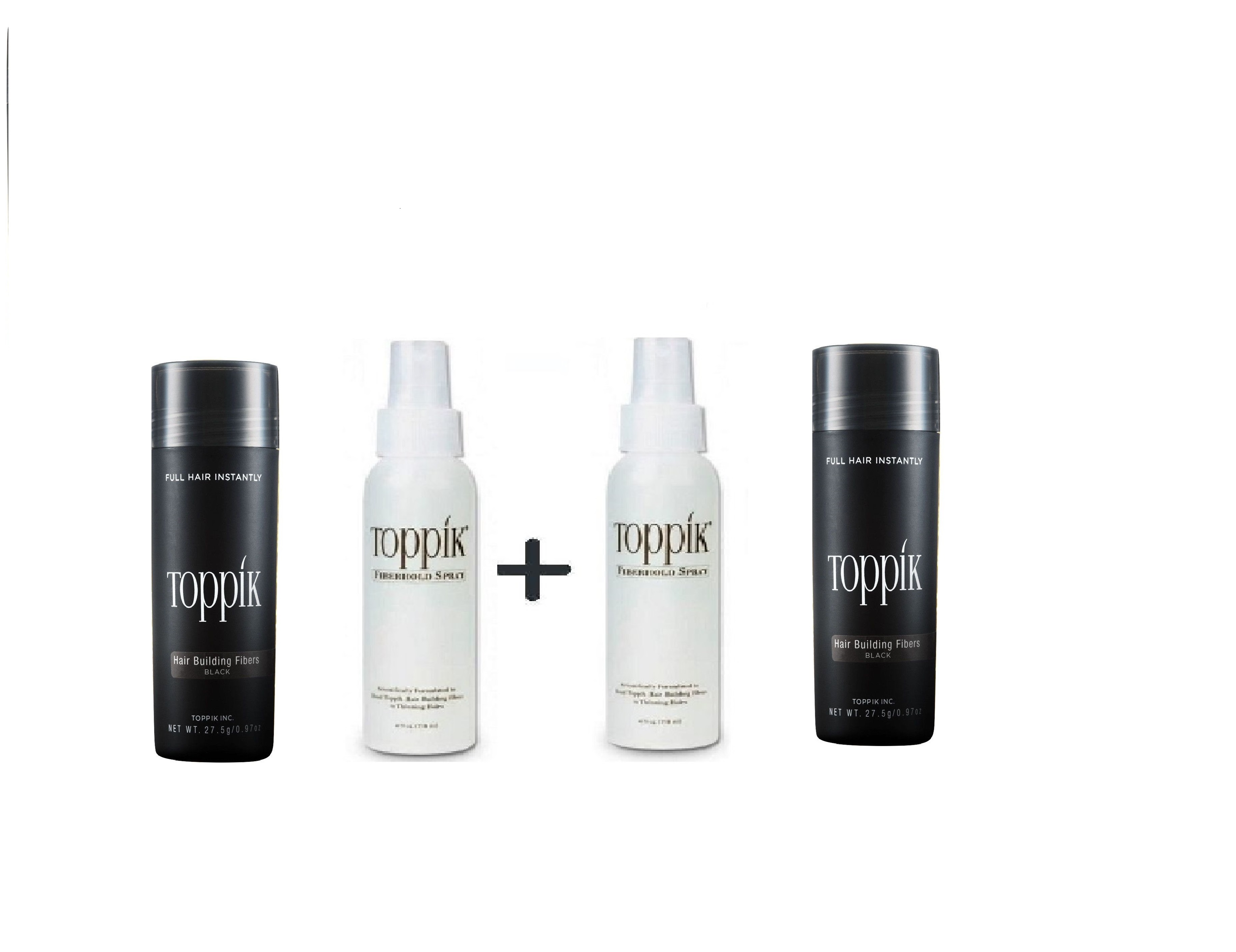 Buy Top-pik Hair Fibers Black Color 27.5 grams,Hair Damage concealer ...