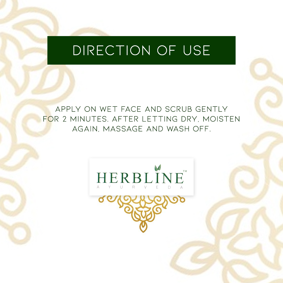 Buy Herbline Papaya Scrub Exfoliator and Blemish Control (50gm) Online ...