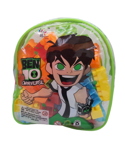 Buy Bricks Blocks Toys With Ben 10 with Potli Bag Toy Building Bricks ...