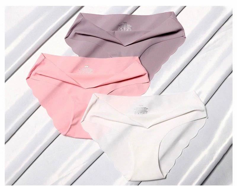 Buy 5 Pc Women Seamless Panties Solid Ultra Thin Panties Underwear 9006
