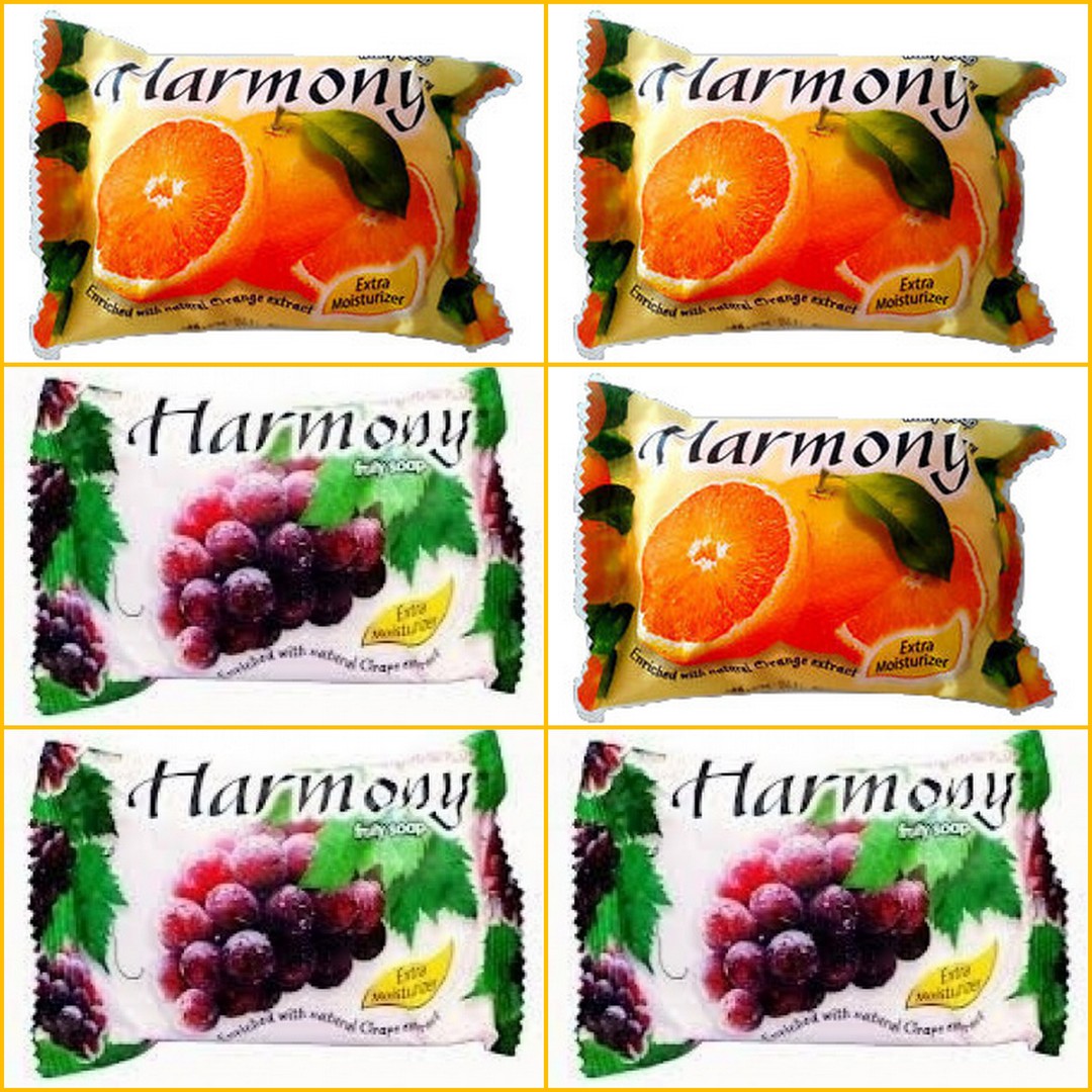 Buy Harmony Fruity Soap ( Mix Pack of 6 -75 gms) Online @ ₹349 from ...