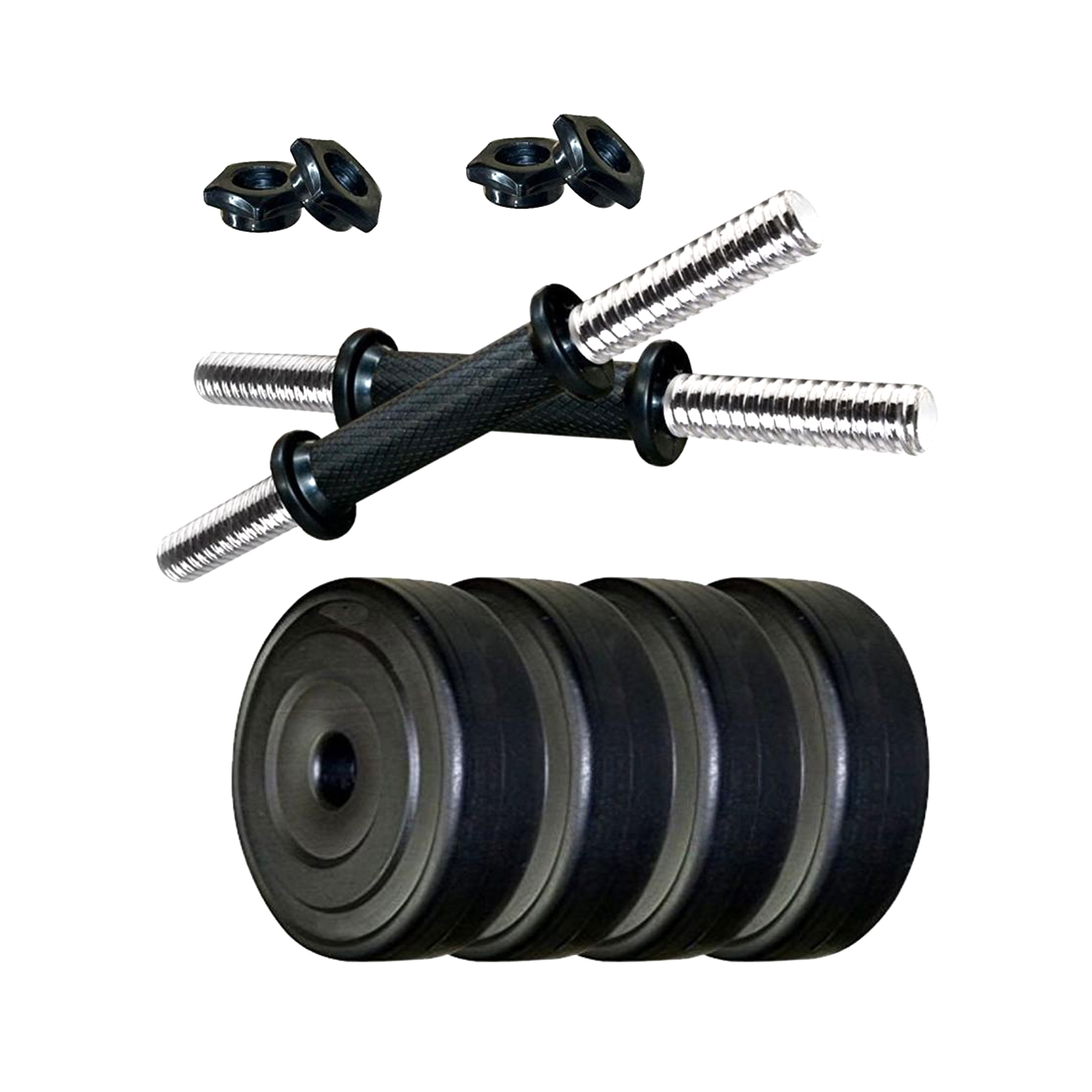 Buy Scorpion 10 kg Dumbbell Set Dumbbell Plates with Dumbbell Rods (2.5 ...
