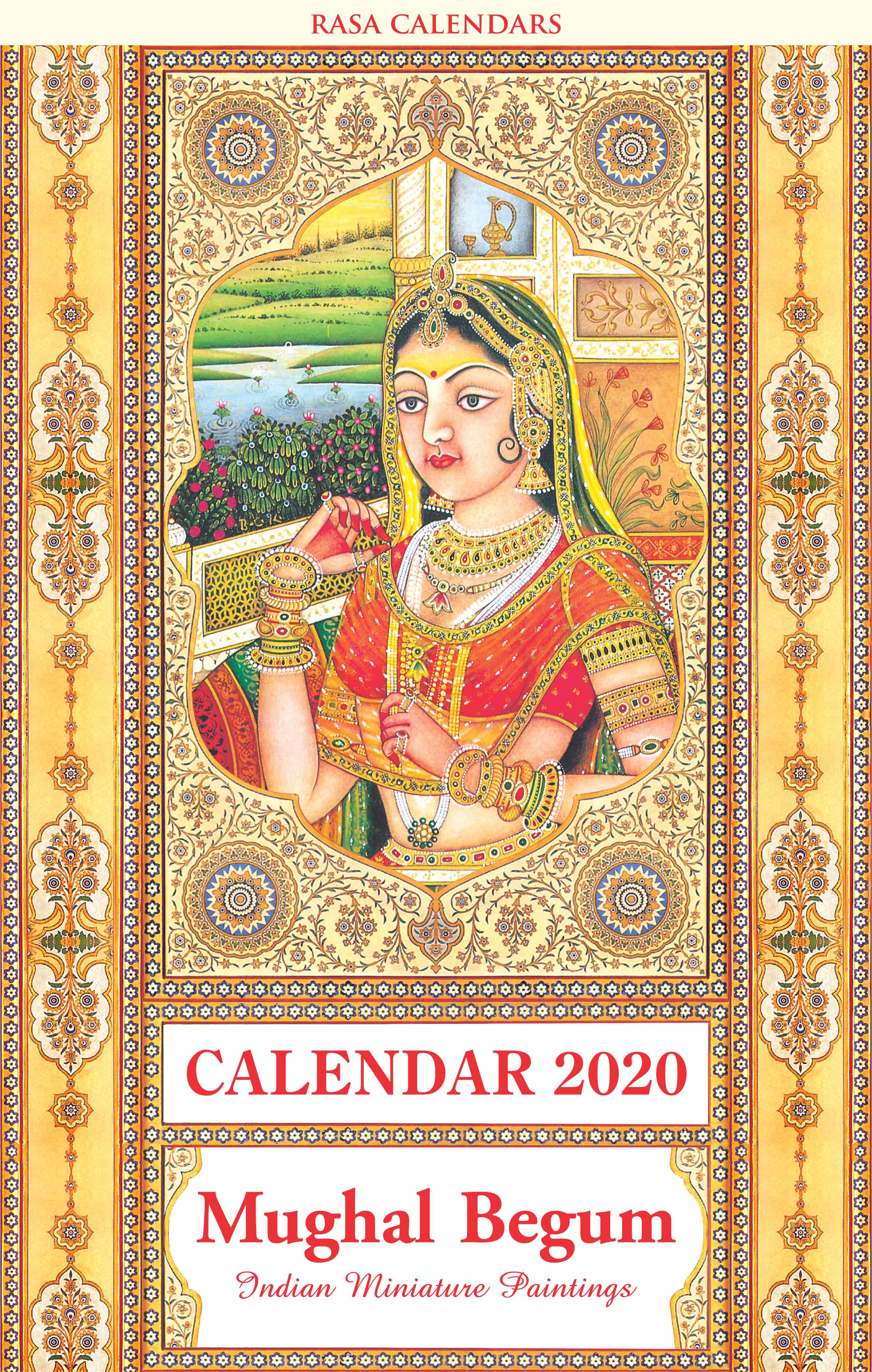 Buy Mughal Begum Wall Calendar 2020, Adoring Illustrations of Mughal ...