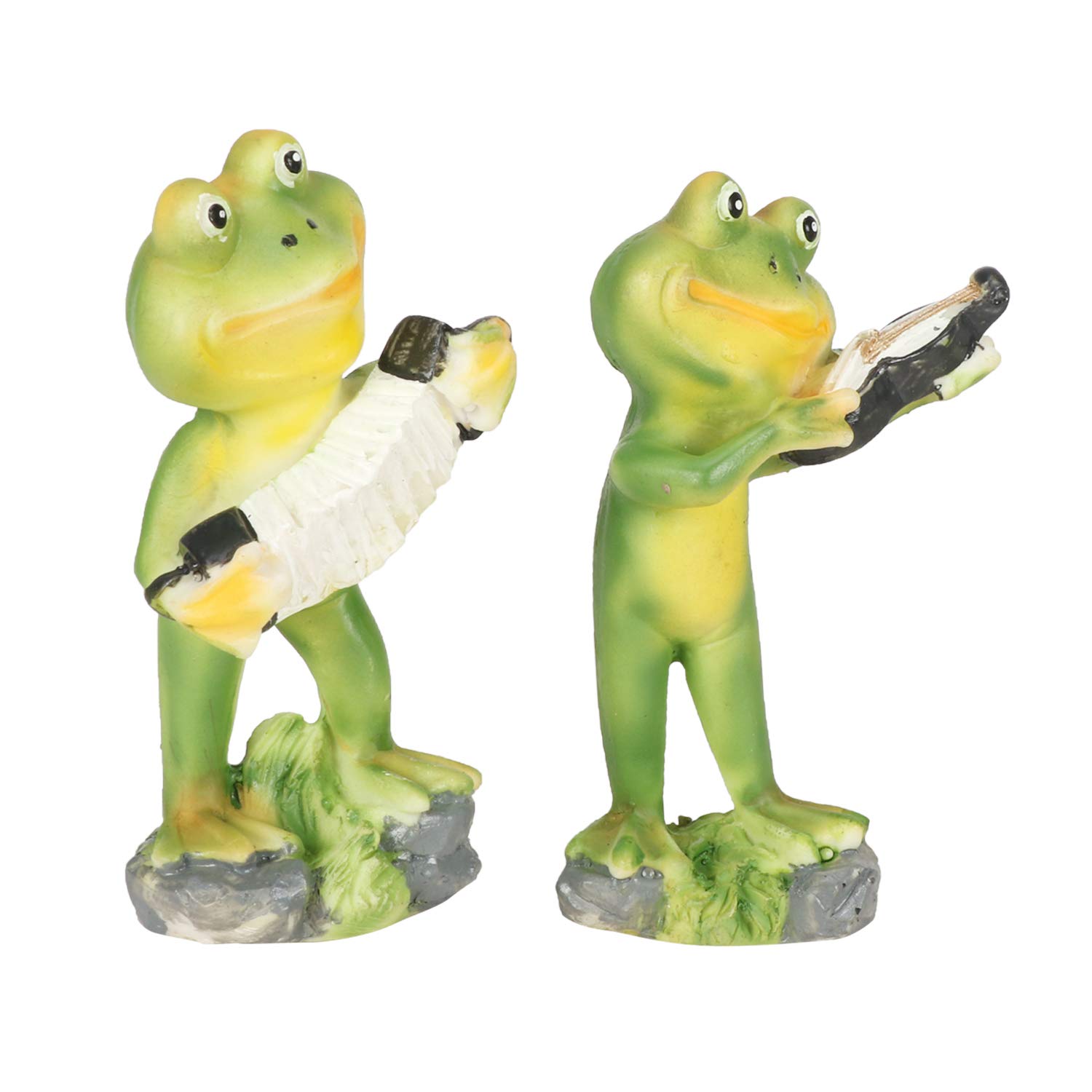 Buy Green Frog Playing Musical Instruments Home Decor Ornament ...