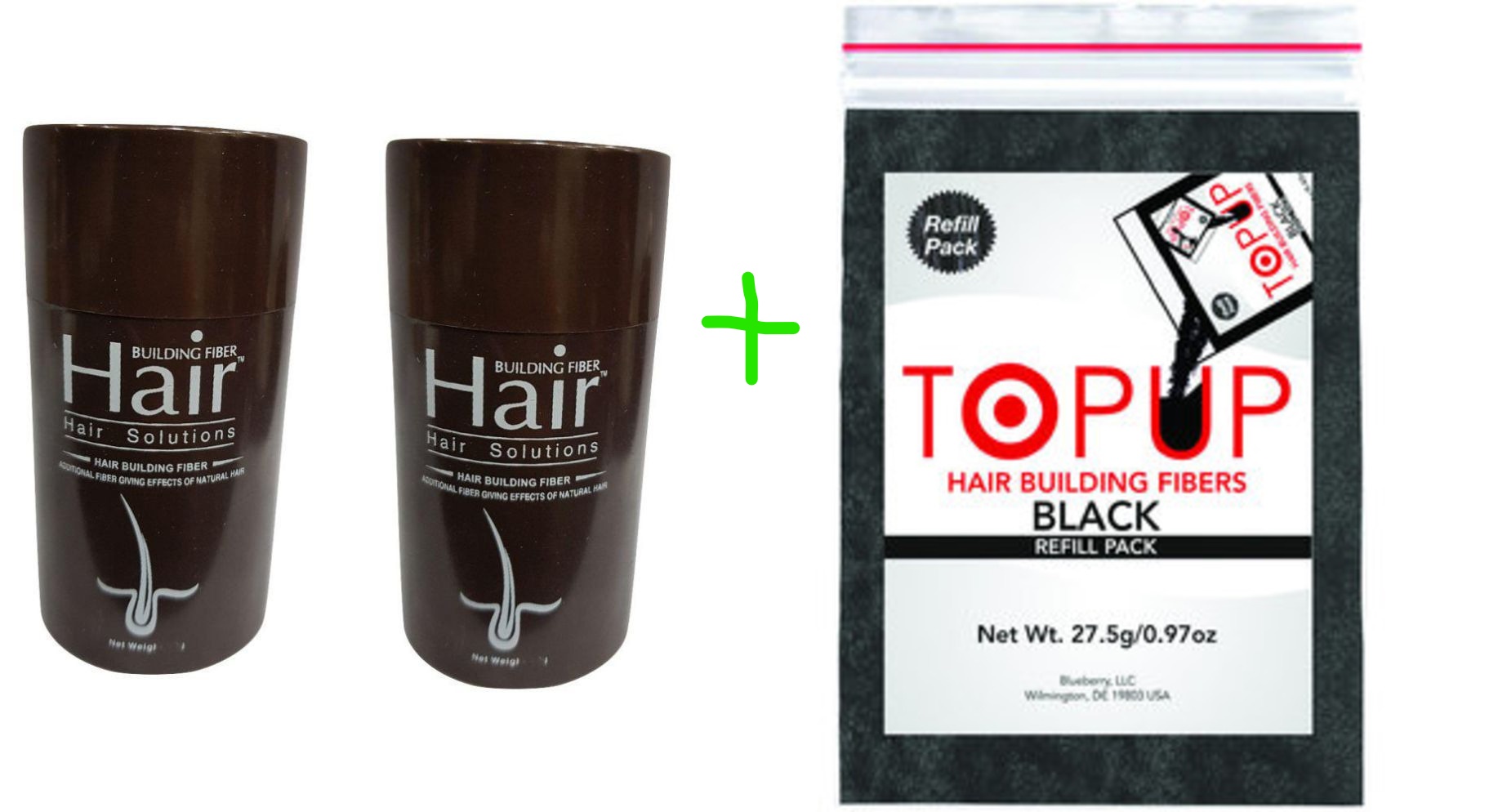 Buy Hair Building Fiber And Topup Fiber Combo Online @ ₹600 from ShopClues