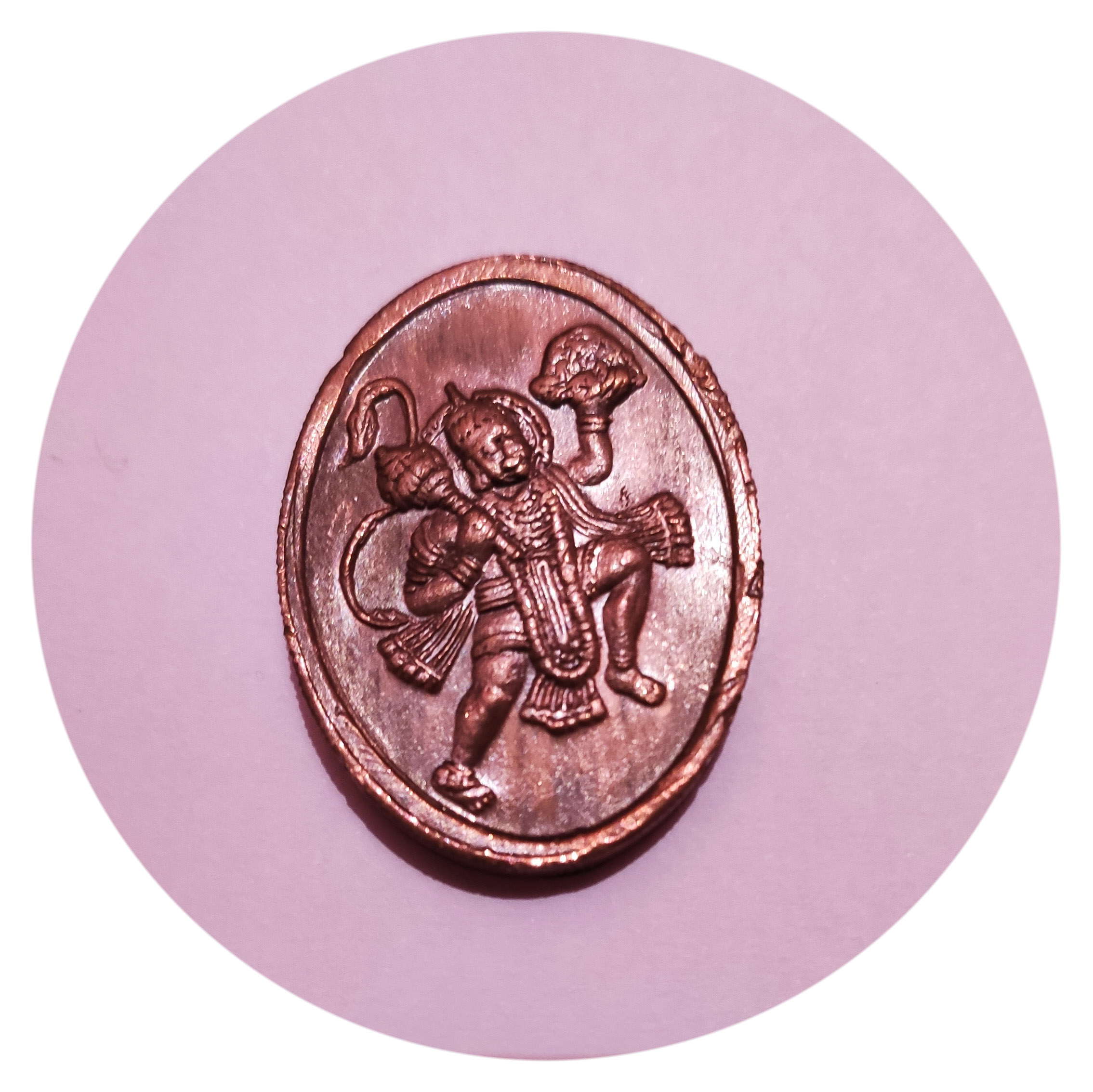 Buy Uk Half Anna Functional Lebbo Coin Lord Hanuman Power Coin Online ...