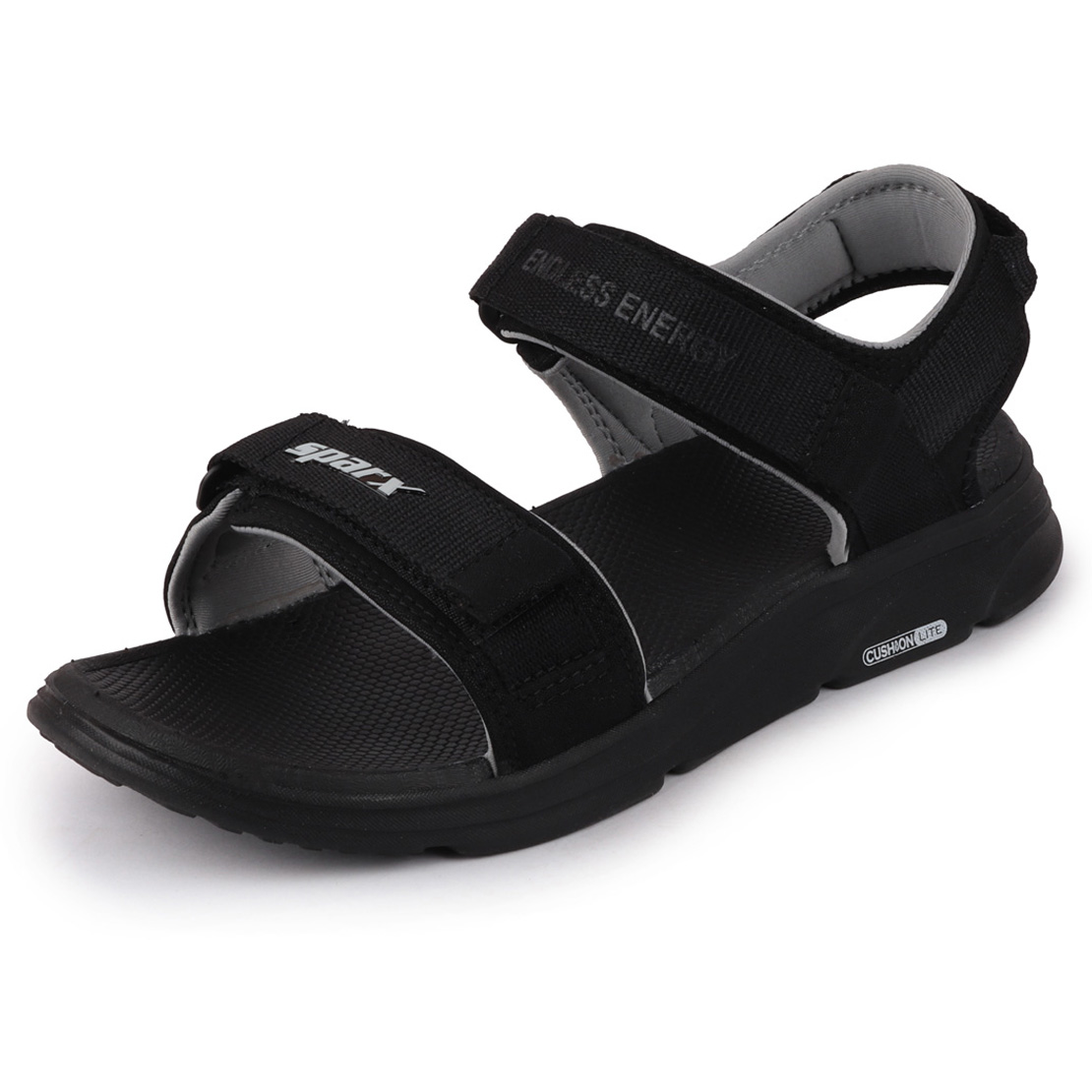 Buy Sparx Men's Black/Grey Sandals Floaters Online @ ₹1189 from ShopClues