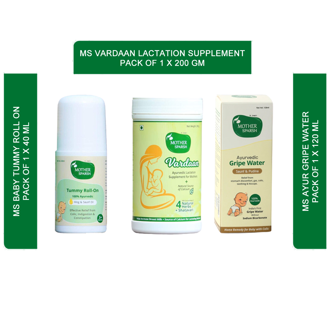 Buy Mother Sparsh healthy baby stomach care pack with new mother ...