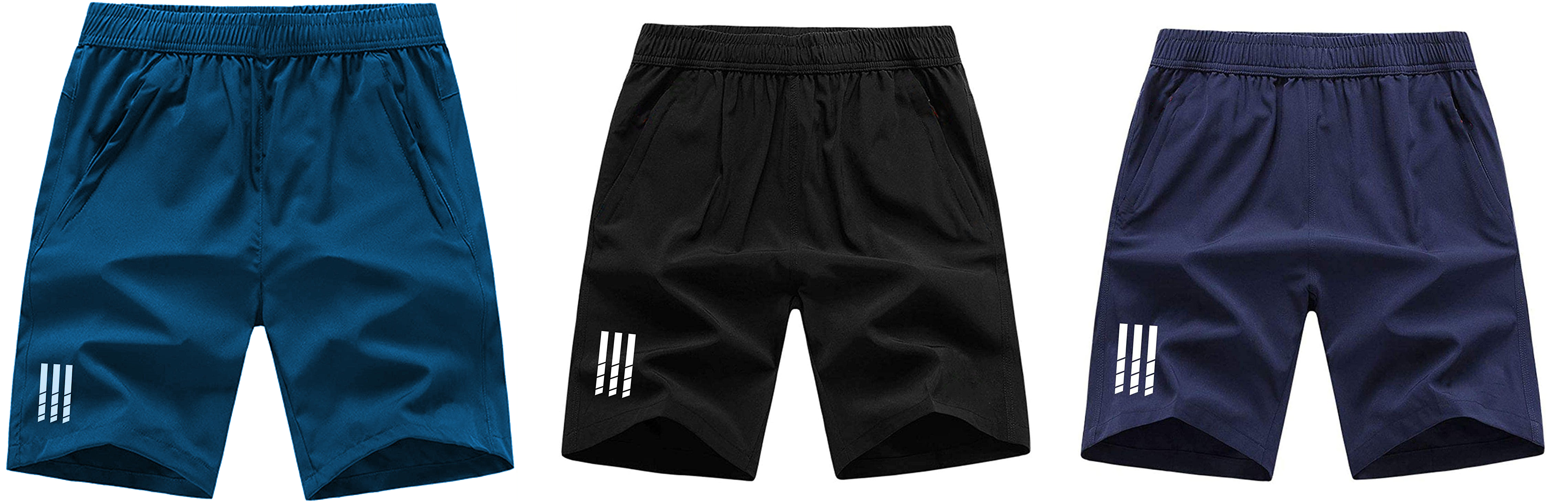 Buy MEN NS LYCRA SPORTS SHORTS / KNICKER COMBO PACK OF 3 Online @ ₹750 ...