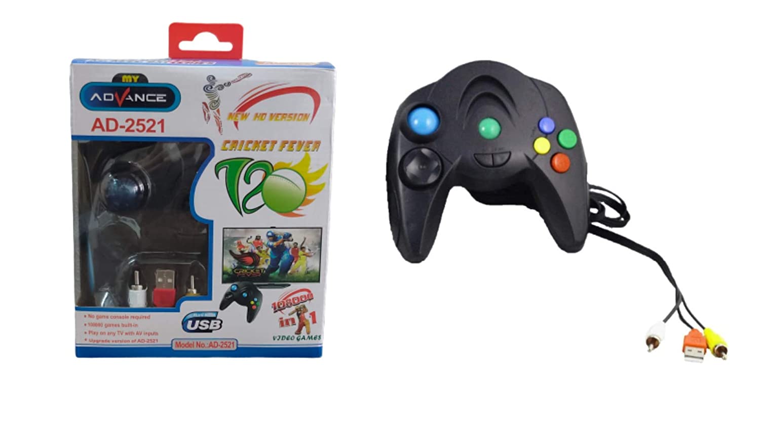 Buy Generic Portable 8 Bit Video Game TV Console 1 Player with In-Build ...