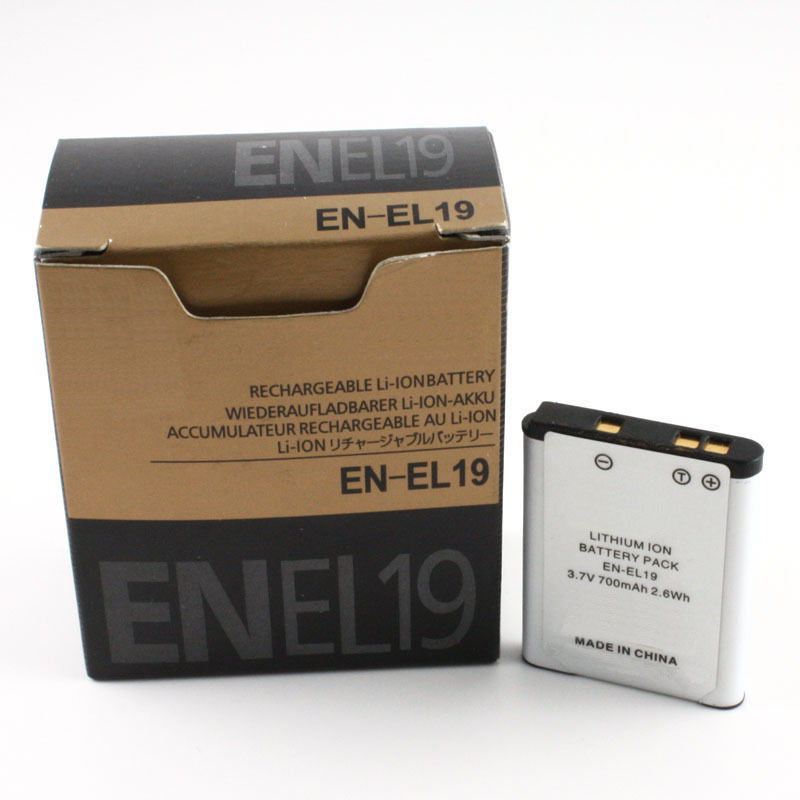 Buy Nikon EN-EL19 Rechargeable Li-Ion Battery Compatible for Nikon Online @ ₹599 from ShopClues