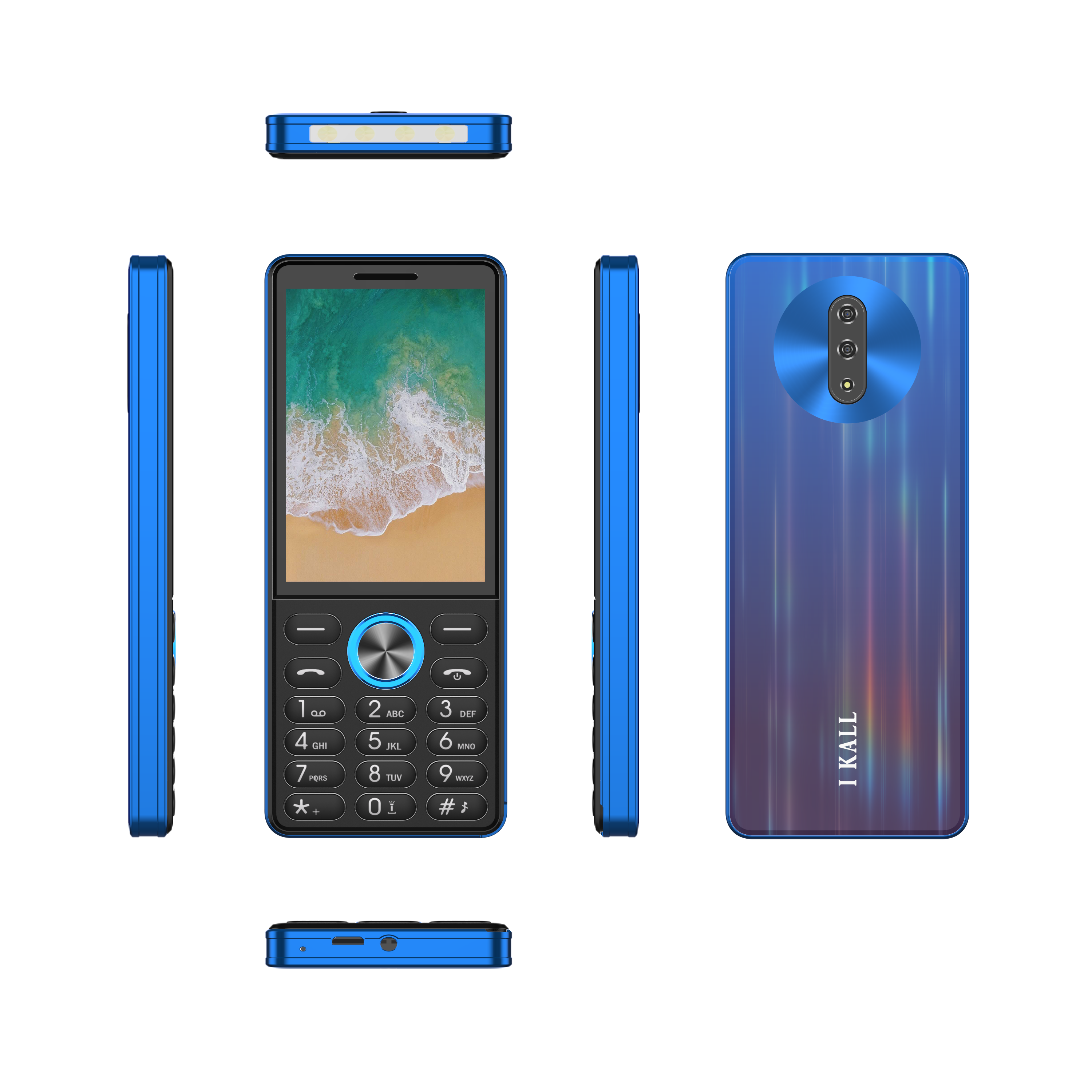 Buy I Kall K555 Triple Sim Feature Phone with Fast Charging Online ...