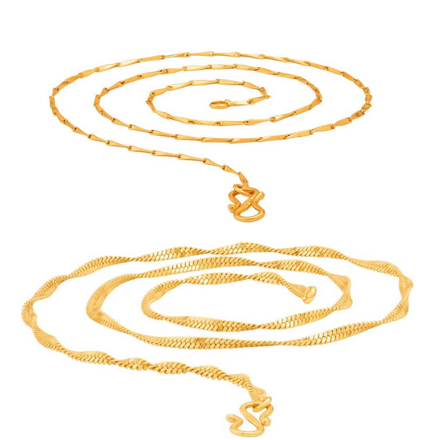 Buy Italian Disko Designer Gold Plated Chain for Men and Women Online ...