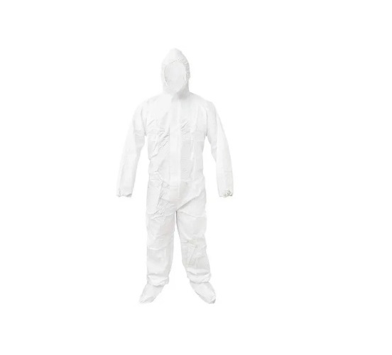 Buy Body Safe Full Body Coverall Hood Cap And Shoe Cover 90 GSM PPE ...