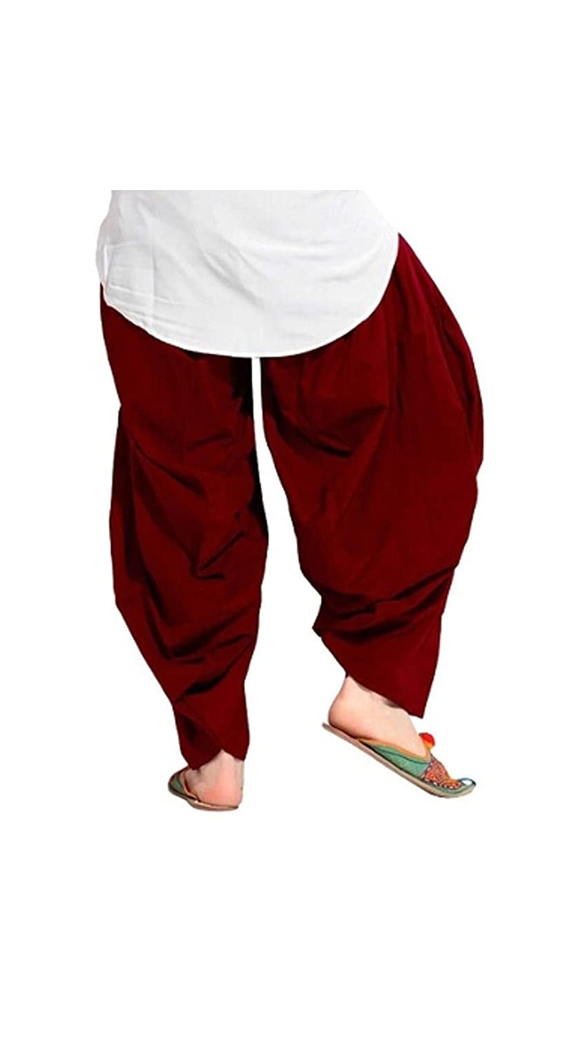 Buy Evection Multicolor Premium Cotton Full Patiala Salwar Pant Set of ...