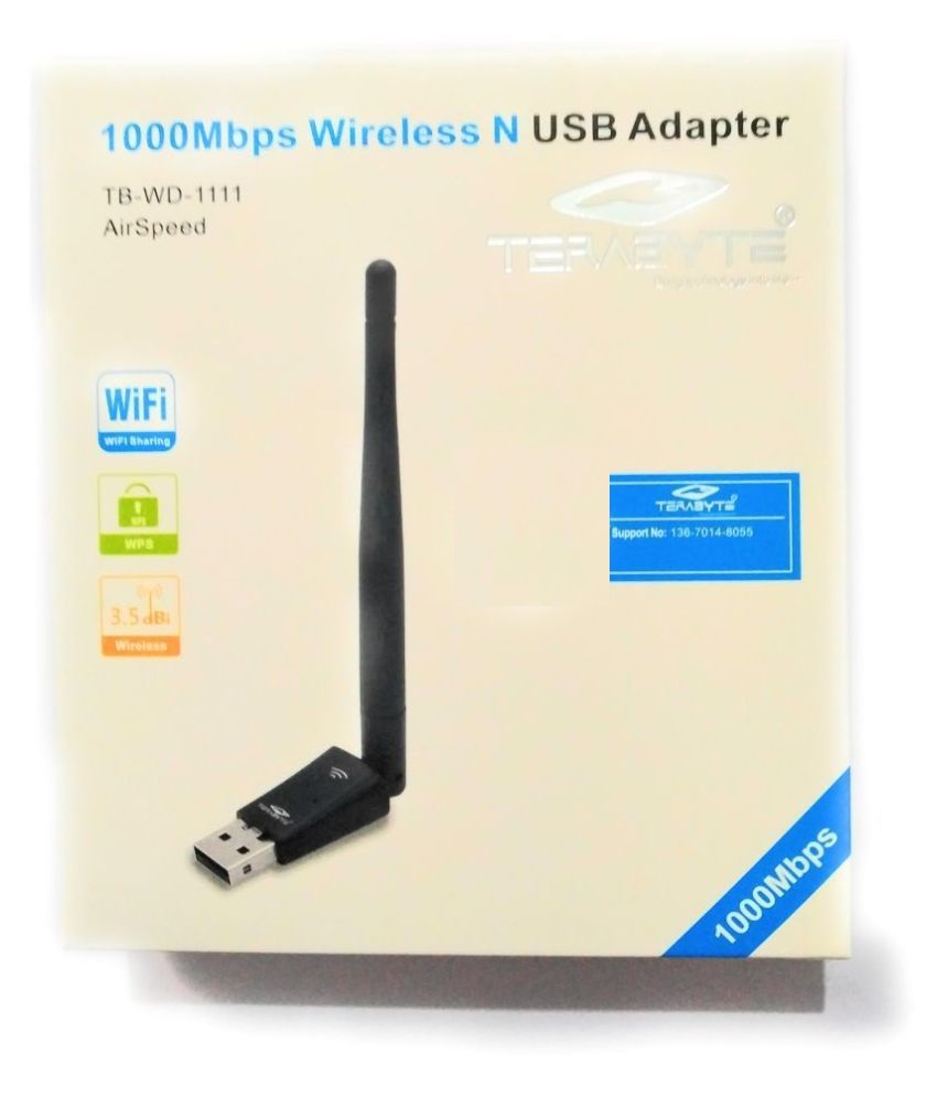 Buy 1000 mbps Long Range WIRELESS TB-WD-1111 Wi-Fi USBAdapter Online ...