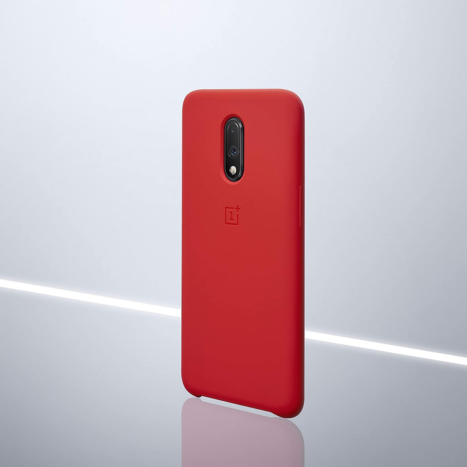Buy OG Soft Silicone Slim Back Cover Case for OnePlus 6T (Red) Online ...