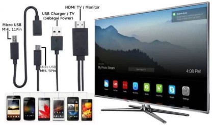 Buy TSV Quality MHL Kit Supported in All MHL Smartphones 6.5 Feet (2M ...