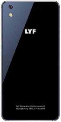 Buy Battery Door Housing Hard Back Panel for LYF Water 8 (Black) Online ...