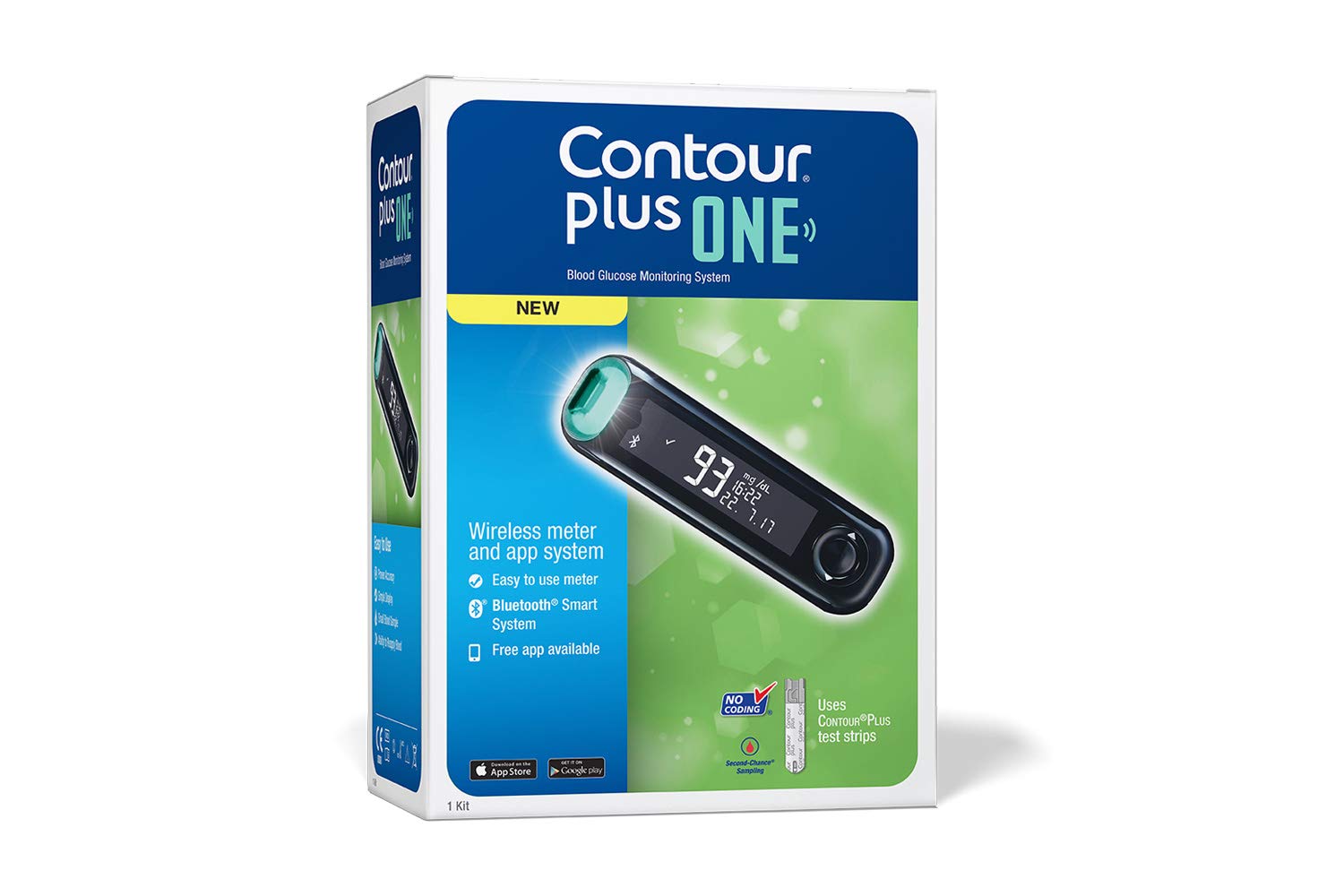 Buy Contour Plus One Blood Glucose Monitoring System Glucometer With 25 Buy Contour Plus One Blood Glucose Monitoring System Glucometer With 25
