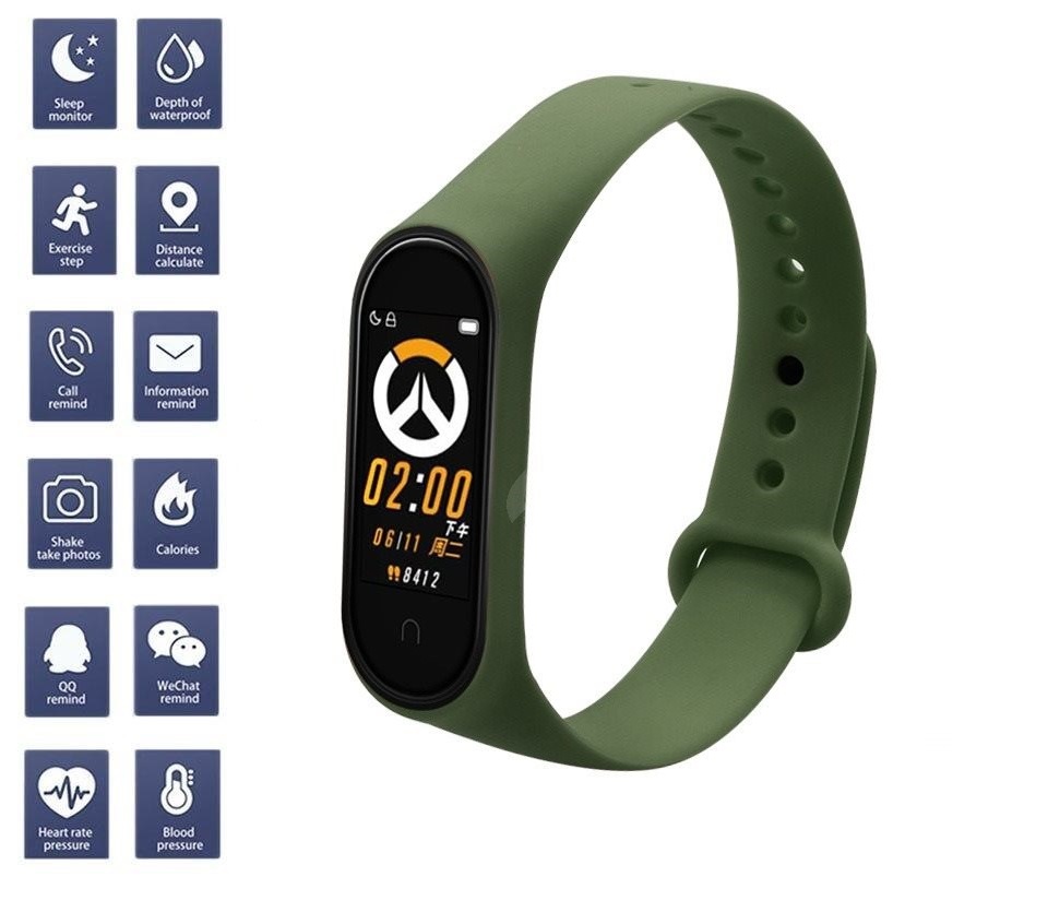 Buy M5 Smart Activity Fitness Tracker Sleep Monitor, Check Sleep Trend ...
