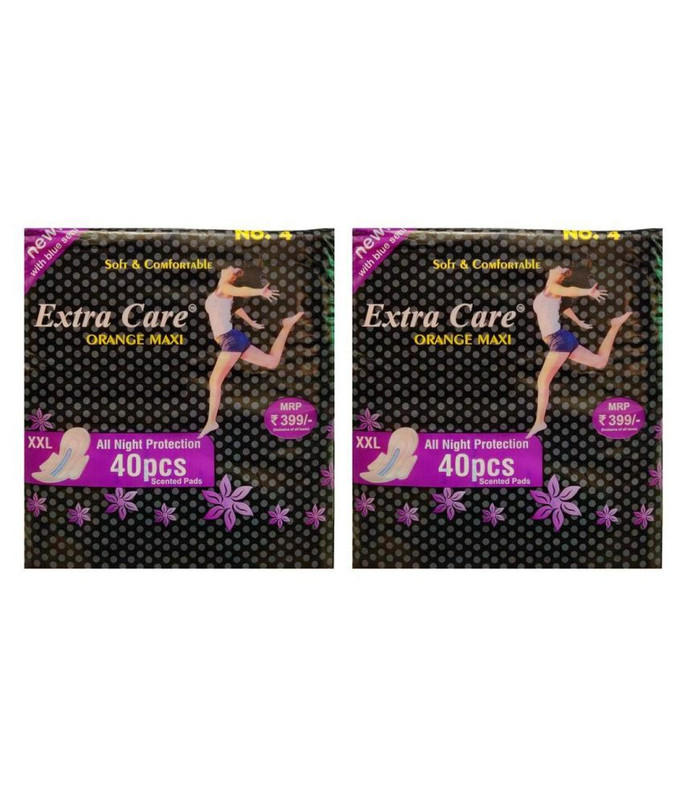 Buy Extra Care XXL 40 Sanitary Pads Pack of 2 Online @ ₹750 from ShopClues