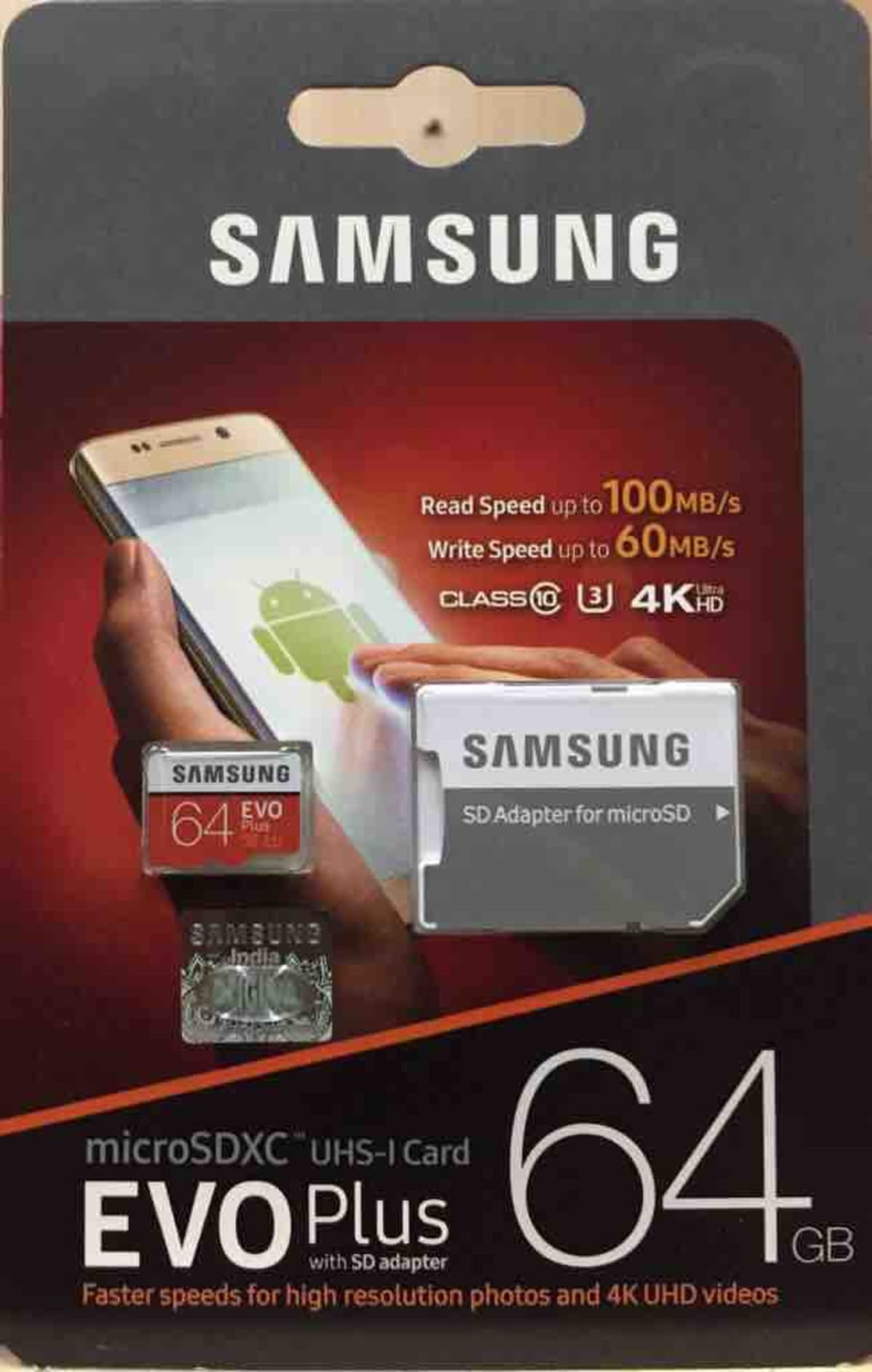 Buy SAMSUNG 64GB EVO PLUS Class 10 Memory Card (100mbps/60mbps) Online ...