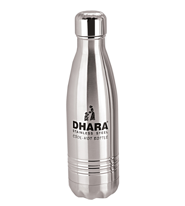 Buy Dhara Stainless Steel Water Bottle For Hot Cold Water (2200ml ...