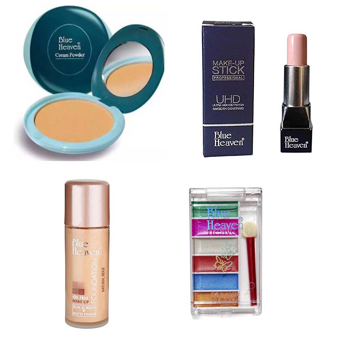 Buy Blue Heaven's Makeup Kit (Set of 4) Online @ ₹349 from ShopClues