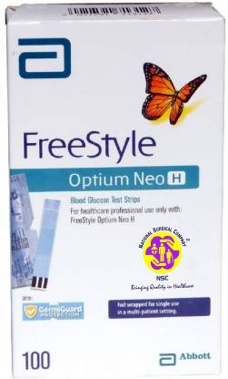 Buy Freestyle Optium Neo H Glucose Ketone Monitoring System With 100 ...