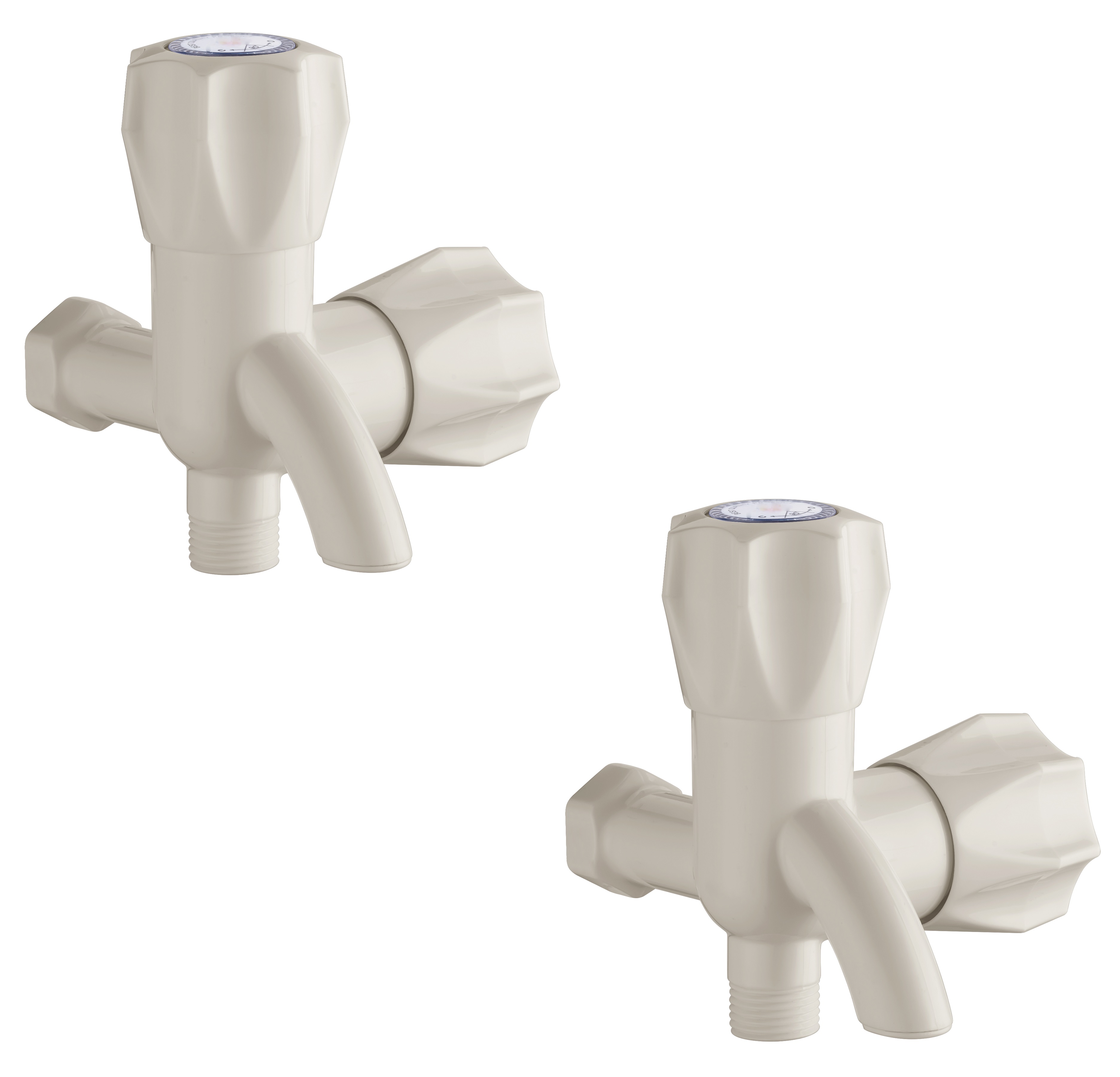 Buy Pack of 2 Axtry ABS Plastic Water Tap/2 Way Bib Tap/Two Way Tap ...