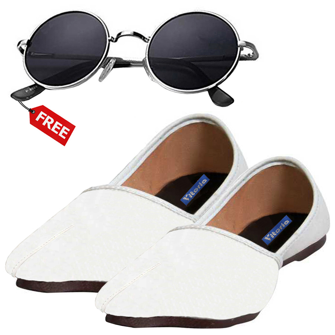 Buy Vitoria Stylish & Fashionable Jalsa Shoes For Men With Free Women ...