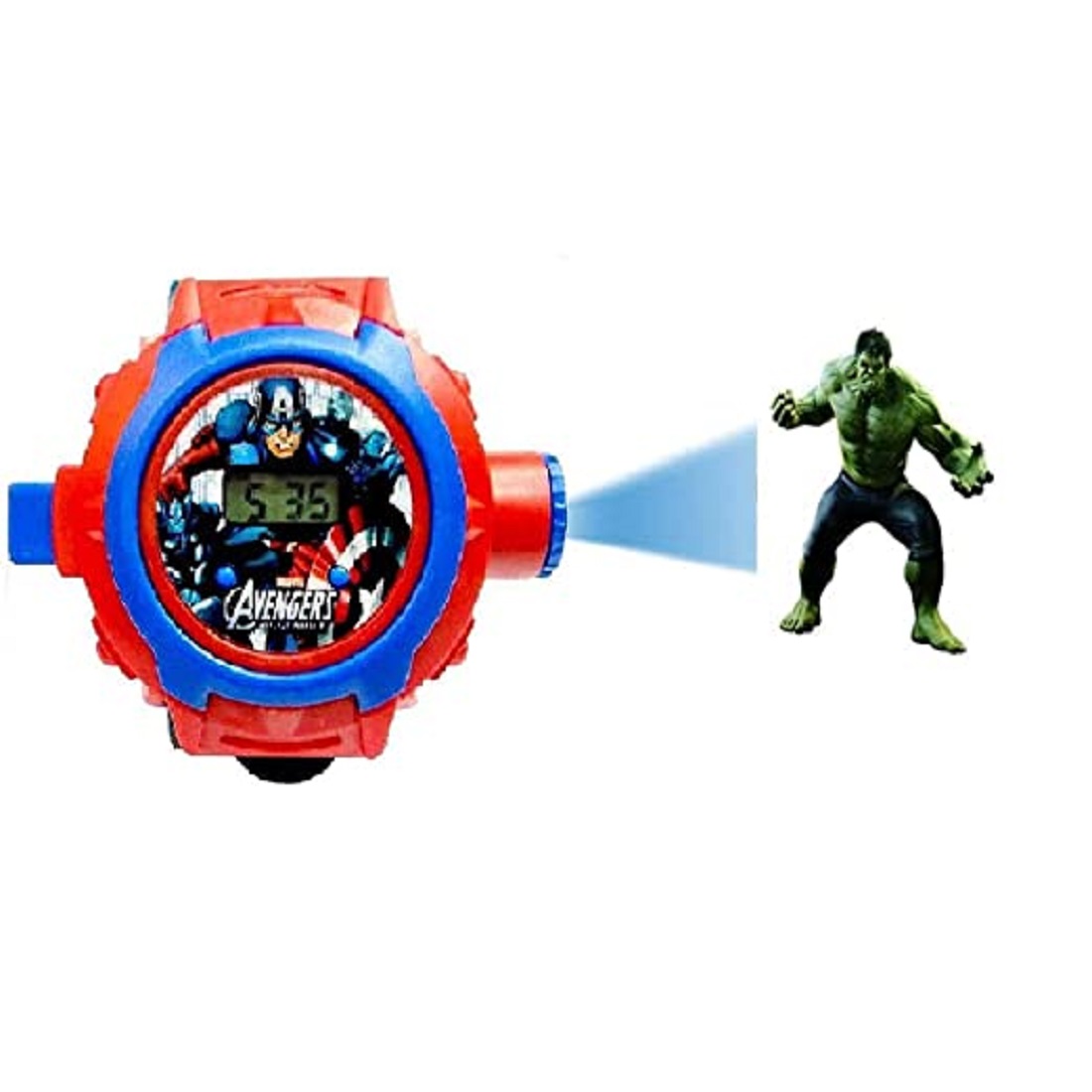 Buy Avengers Projector Watch Automatic Digital Display Light 24 Images ...