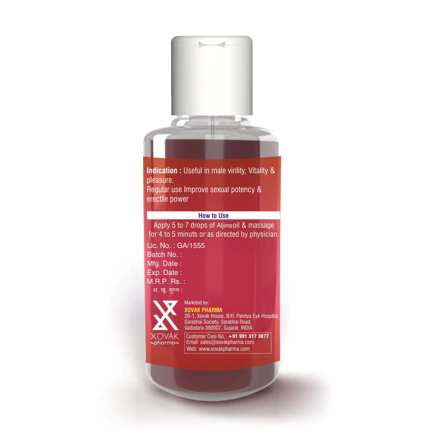Buy Xovak Pharma Herbal Oil For Increase Penish Size Keep The Penish ...
