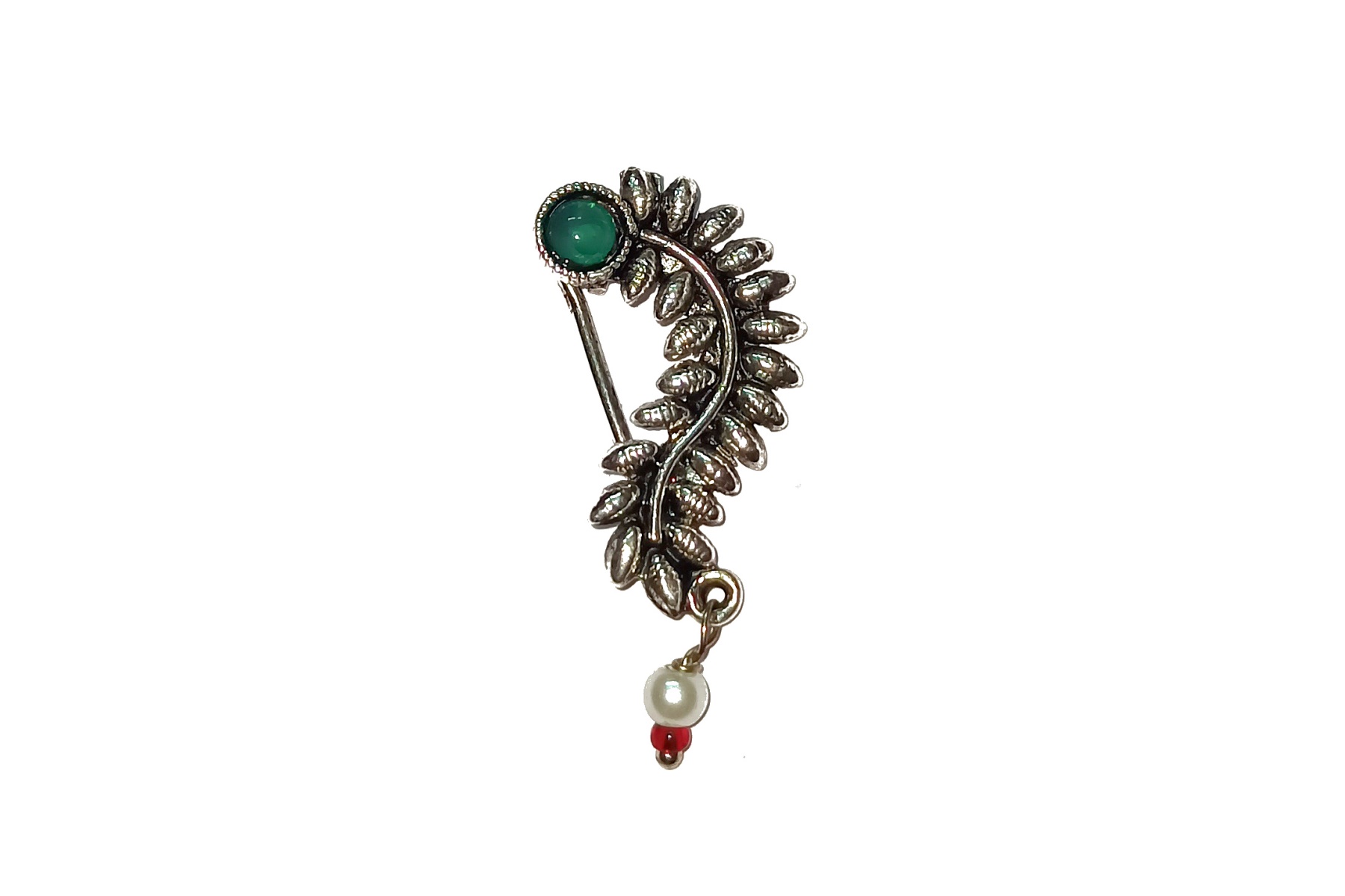 Buy New Latest design oxidized Maharashtrian Alloy silver Nath By ...