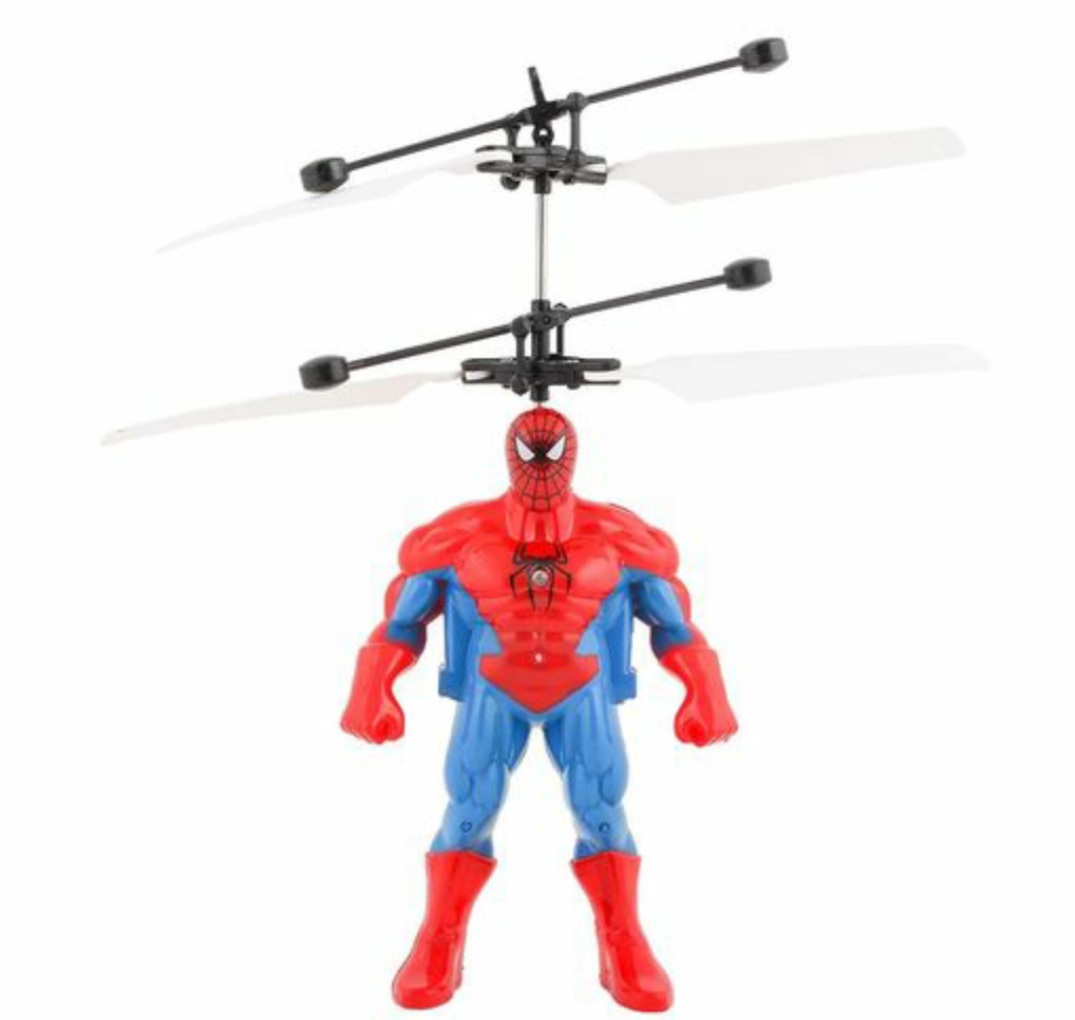 Buy Spiderman induction flying helicopter kids toys boys toys girls ...