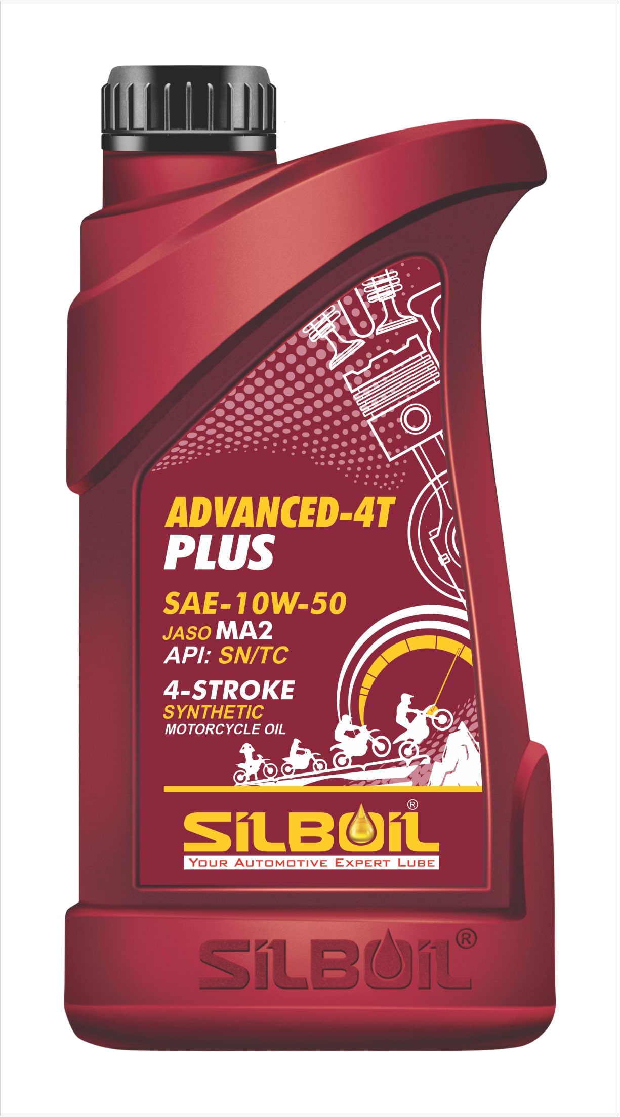 Buy Silboil Advanced 4T-Plus 10W-50 SN/MA-2 For Fully Synthetic Ester ...