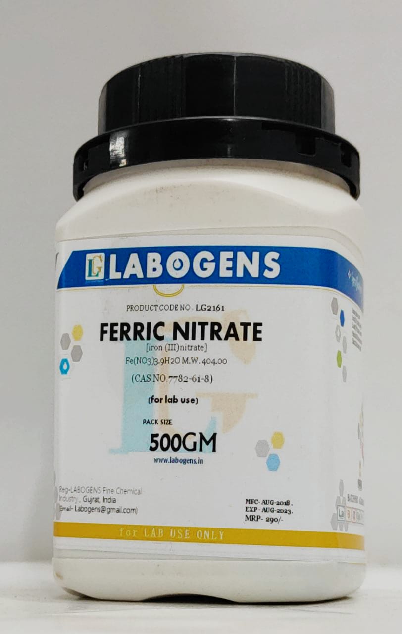 Buy FERRIC NITRATE NONAHYDRATE 98 Extra Pure - 500 GM Online @ ₹379 ... Buy FERRIC NITRATE NONAHYDRATE 98 Extra Pure - 500 GM Online @ ₹379 ...