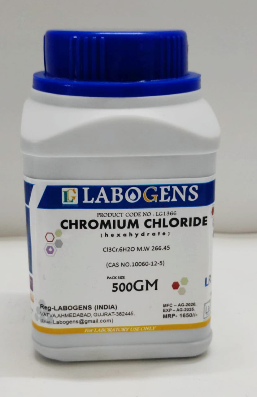 Buy CHROMIUM (III) CHLORIDE HEXAHYDRATE 93 Extra Pure - 500 GM Online ...