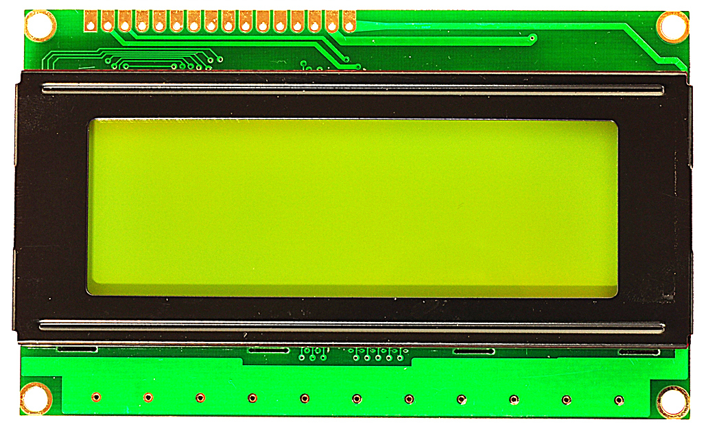 Buy 20x4 LCD Display Green / Yellow LED Backlight Alphanumeric ... Buy 20x4 LCD Display Green / Yellow LED Backlight Alphanumeric ...